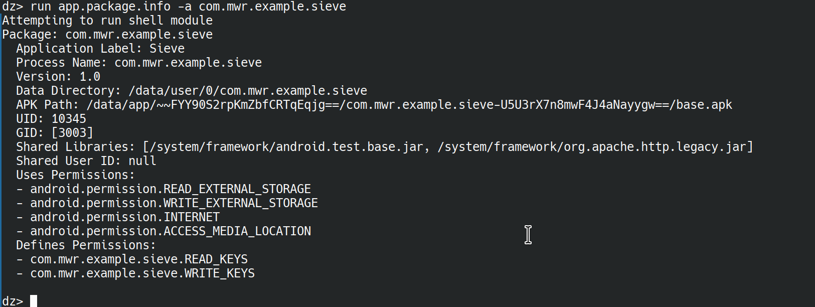 Drozer-Android安全测试 - liuty's blog
